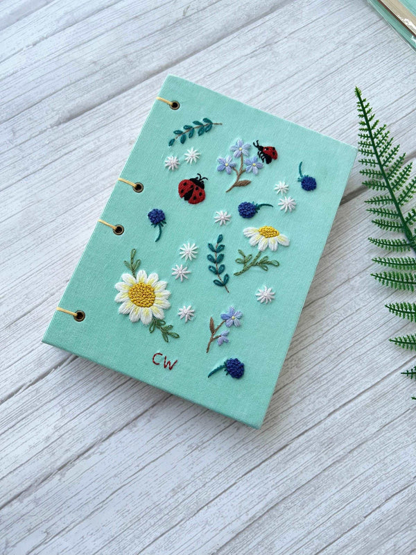 Mini Spiral Notebook Daisy Floral - Stylish Stationery – Stitchery Zone