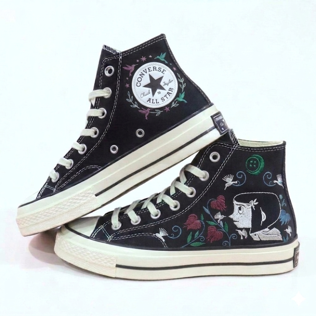 Caroline Converse: How to Style Them + A Simple Care Guide for Embroid ...