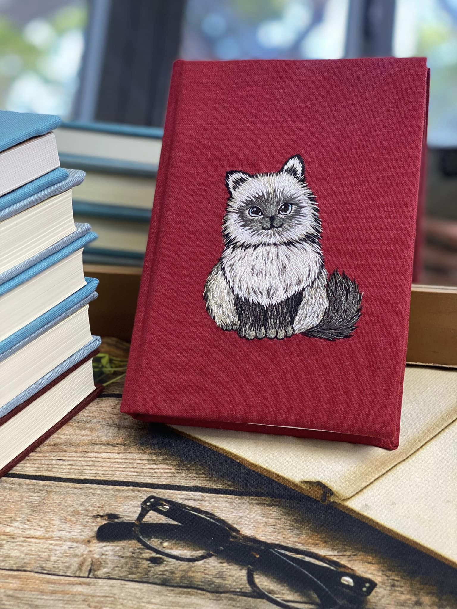 Adorable Animals Embroidered Notebook - Stitchery Zone